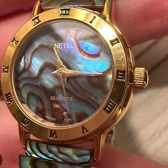 NETEC | Accessories | Mother Of Pearlabalone Watch Face And Band | Poshmark